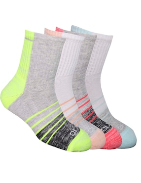 Calceta X-10 de poliéster para mujer 3 pares